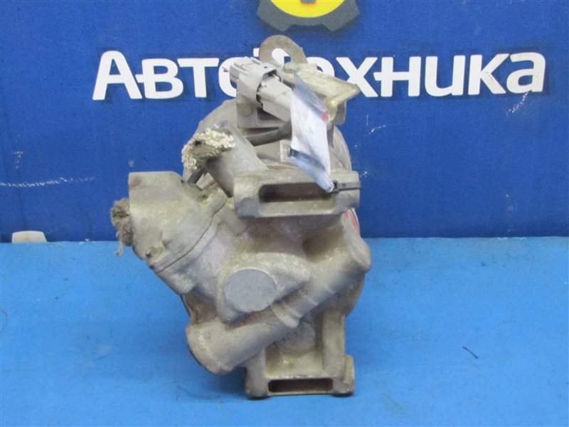 Компрессор кондиционера Toyota Corolla Fielder кузов NZE121G двигатель ...